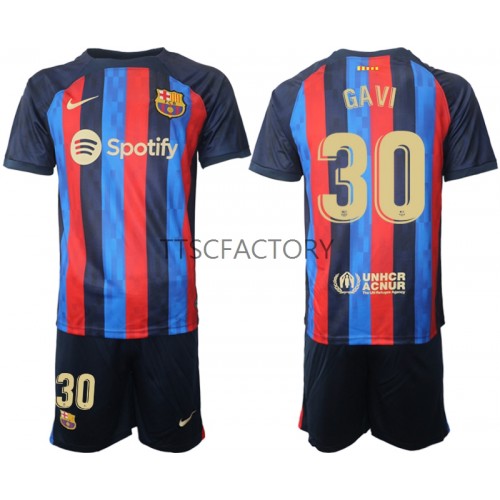 Fotbalový Dres FC Barcelona Gavi 30 Dětské Domácí 2022/23
